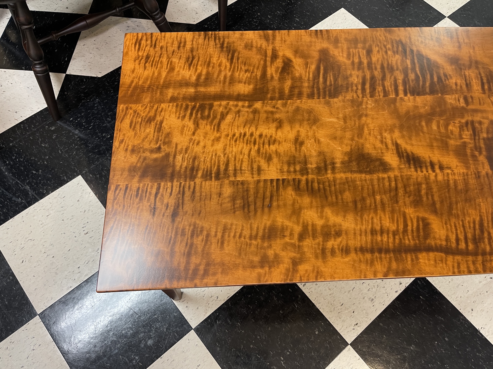 Tiger Maple Wood Upton Coffee Table