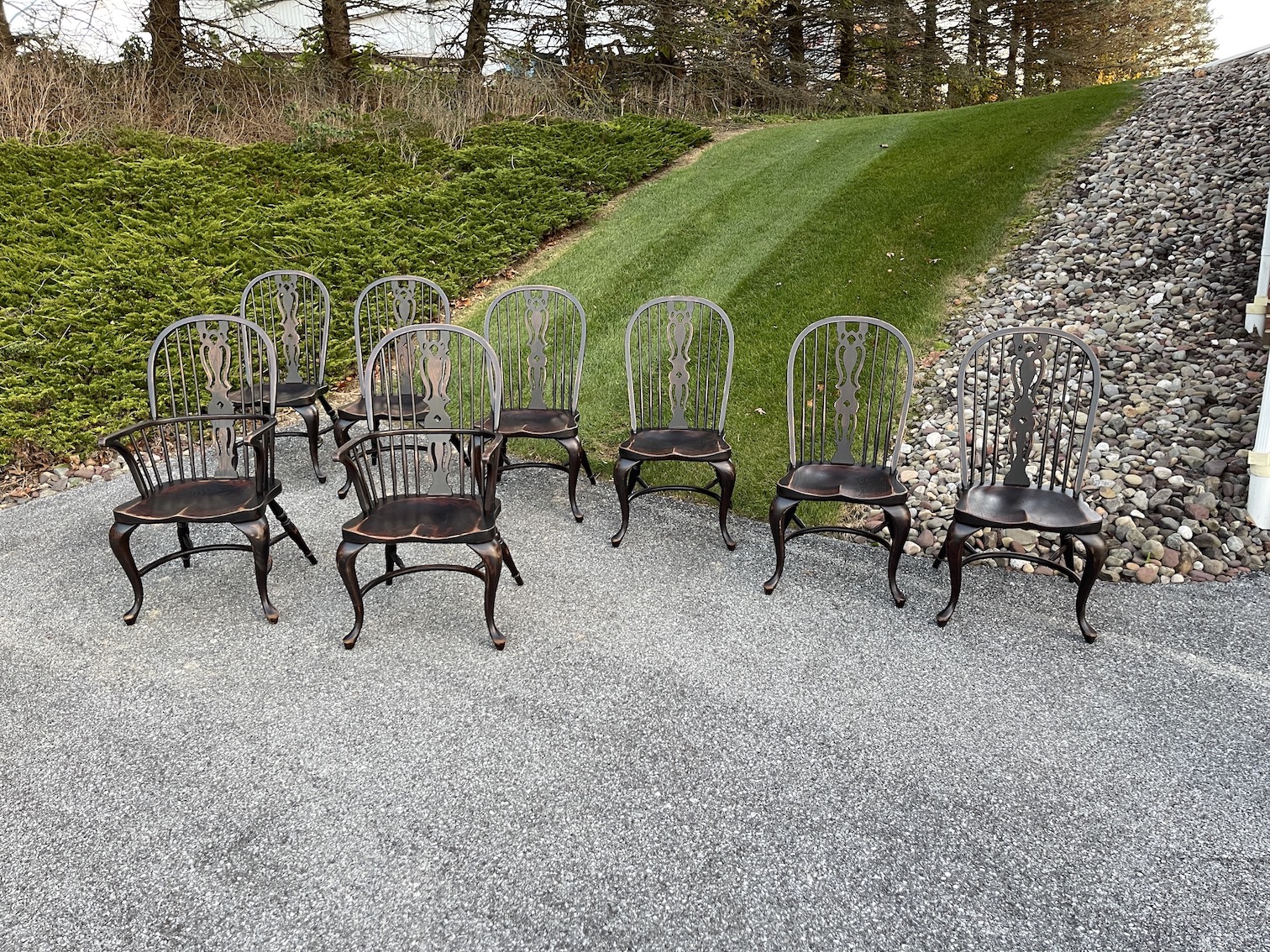 Set of 8 Dining Chairs - SOLD